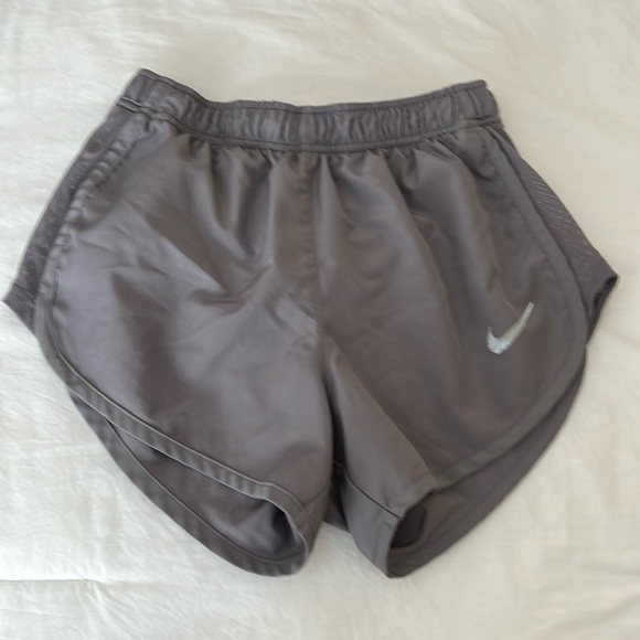 Nike | Shorts | Nike Drifit Xs Grey Shorts With Built In Underwear And ...